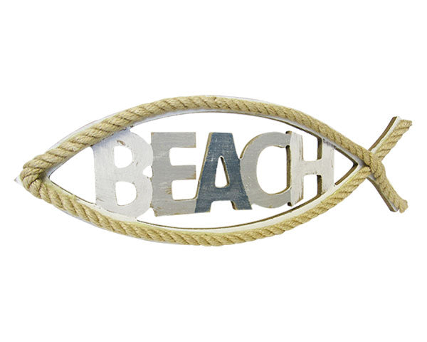 Beach fish sign – Molly and me